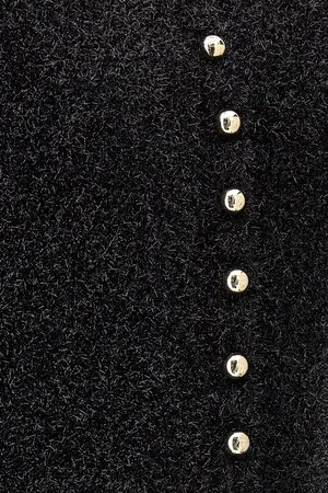 Rabanne Cropped Cardigan With Metal Buttons