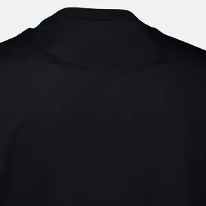 Prada Re-nylon And Jersey T-shirt With Zippered Pocket - Black