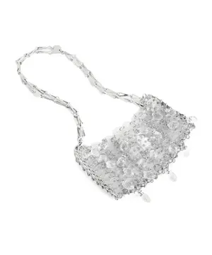 Rabanne 1969 Nano Crystal Resin Shoulder Bag - Silver
