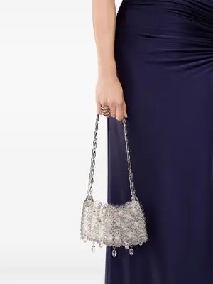 Rabanne 1969 Nano Crystal Resin Shoulder Bag - Silver