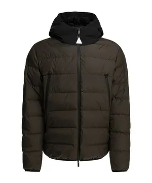 Moncler Quilted Hooded Down Jacket - Black