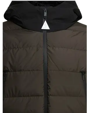 Moncler Quilted Hooded Down Jacket - Black