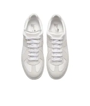 MAISON MARGIELA Logo Patch Low-top Sneakers - White