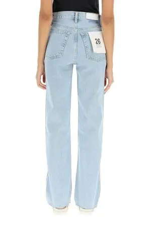 RE/DONE High-rise Straight-leg Jeans