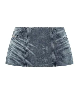 DIESEL® Denim Mini Skirt