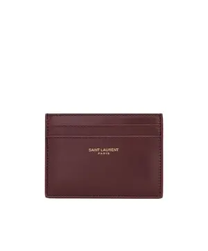 Saint Laurent Card Case In Box - Red