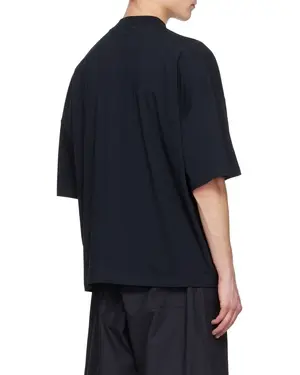 JIL SANDER Crewneck Short-sleeved T-shirt - Black