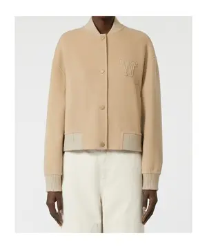 Max Mara Zelante Button-up Bomber Jacket