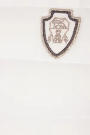Brunello Cucinelli Logo Patch High Neck Gilet