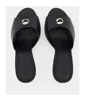 Coperni Open-toe High-heeled Sandals With Logo Detail - Black