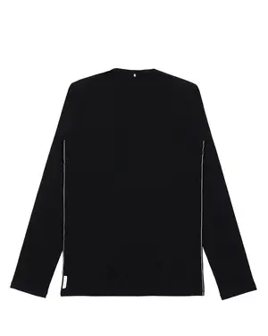 Emporio Armani T-shirt With Round Neck And Long Sleeves