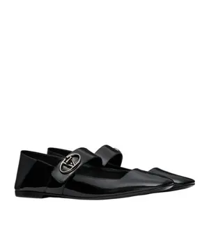 Valentino Garavani Mary Jane Square Toe Ballerinas