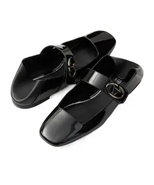 Valentino Garavani Mary Jane Square Toe Ballerinas