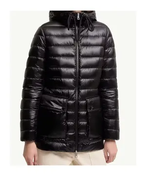 Moncler Jasmin Zip-up Quilted Jacket - Black