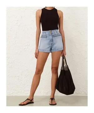 Zimmermann Lucky Denim Shorts - Skylark