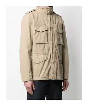 Aspesi Logo Patch Pocket Detailed Jacket