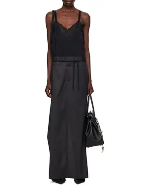 Balenciaga Patched Slip Dress