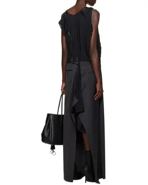 Balenciaga Patched Slip Dress