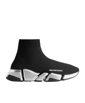 Balenciaga Speed 2.0 Sneakers - Black/silver