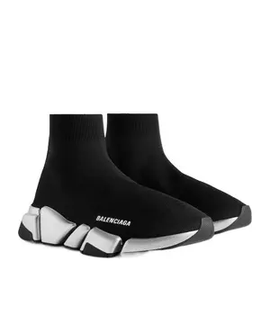 Balenciaga Speed 2.0 Sneakers - Black/silver
