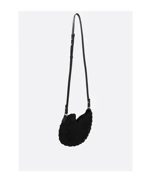 Chloé Logo Detailed Woven Crossbody Bag