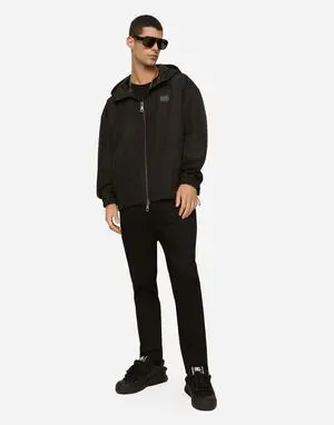 Dolce & Gabbana Logo Zip-up Hooded Jacket