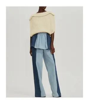 Fabiana Filippi Ribbed-knit Sleeveless Jumper With Shawl Collar - Nude