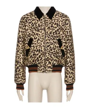 Valentino Garavani Wool Drape Bomber Jacket With Vgold Pockets - Nude