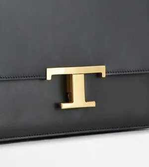 TOD'S Timeless Logo Plaque Crossbody Bag