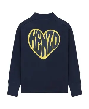 Kenzo Heart Cardigan Sweatshirt