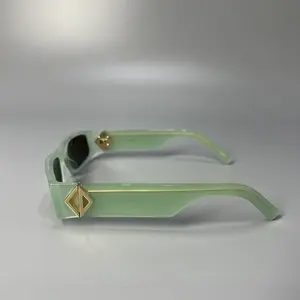 Dior Logo Embellished Rectangle Sunglasses
