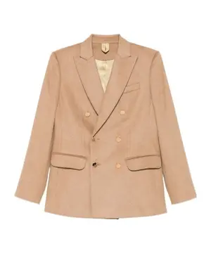 Max Mara Long-sleeved Suit Jacket - Beige
