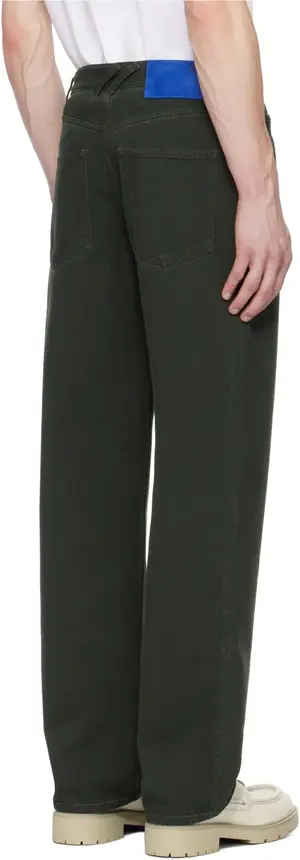 Burberry Logo Patch Straight-leg Jeans