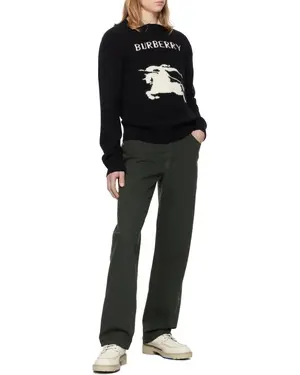 Burberry Logo Patch Straight-leg Jeans