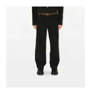 Burberry Logo Patch Straight-leg Jeans