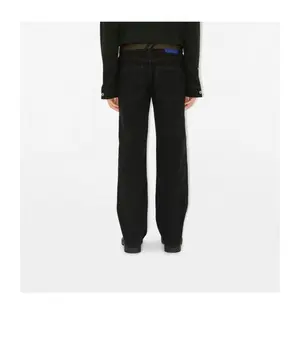 Burberry Logo Patch Straight-leg Jeans