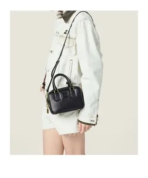 Miu Miu Arcadie Top Handle Bag - Black