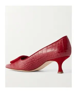 Manolo Blahnik Logo High Heels