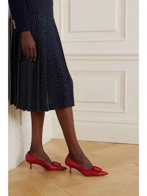 Manolo Blahnik Logo High Heels
