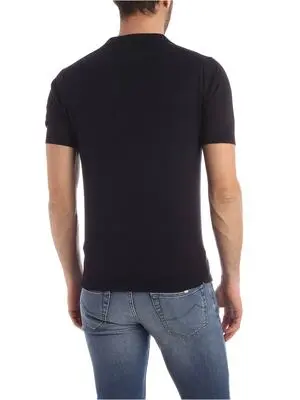 John Smedley Noah Classic Polo Shirt - Black