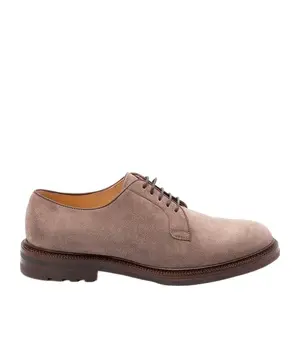 Brunello Cucinelli Suede Lace-up Derby Shoes - Brown