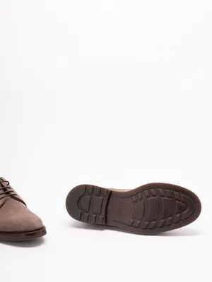 Brunello Cucinelli Suede Lace-up Derby Shoes - Brown