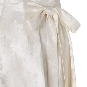 Fendi Floral Jacquard Midi Skirt - White