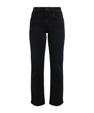 MOTHER Straight Leg Cropped Jeans
