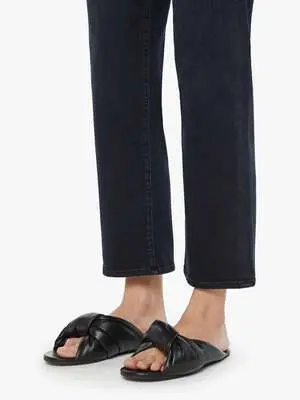MOTHER Straight Leg Cropped Jeans