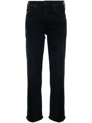 MOTHER The Mid Rise Zip Rambler Ankle Jeans
