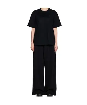 WOOYOUNGMI Logo Patch Floral T-shirt