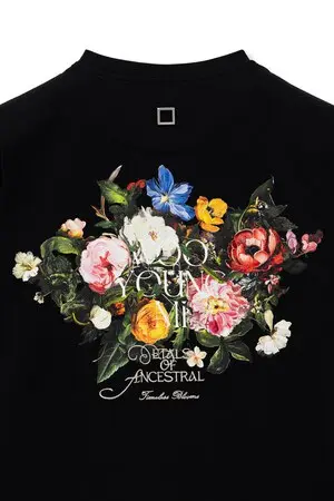 WOOYOUNGMI Logo Patch Floral T-shirt