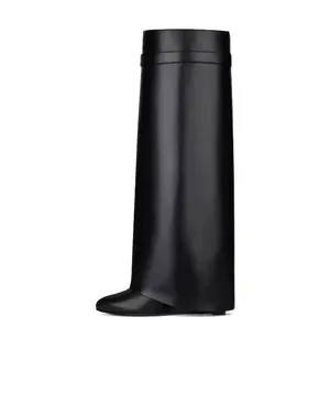 Givenchy Shark Lock Boots With Padlock Detailing - Black