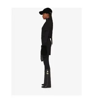 Givenchy Shark Lock Boots With Padlock Detailing - Black